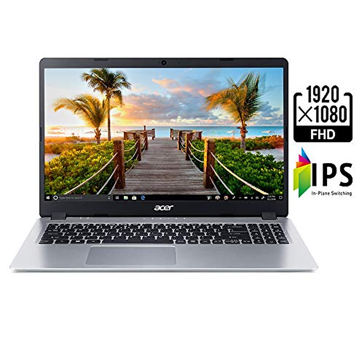 Acer Aspire 5 Slim Laptop, 15.6" Full HD IPS Display, AMD Ryzen 7 3700U, RX Vega 10 Graphics, 8GB DDR4, 512GB SSD, Backlit Keyboard, Windows 10 Home, A515-43-R6DE