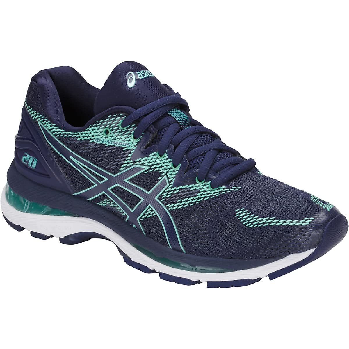 ASICS Women's Mens Fitness/Cross-Training Athletic Shoe, indigo blue/indigo blue/opal green, 8 Medium US