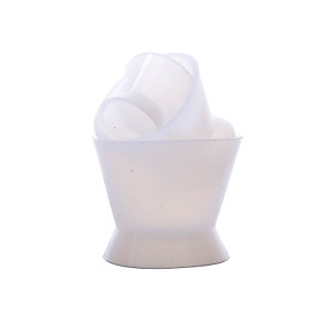 3piece Flexible Dental Lab Silicone Mixing Cup Acrylic NonStick Bowl Dappen Dish