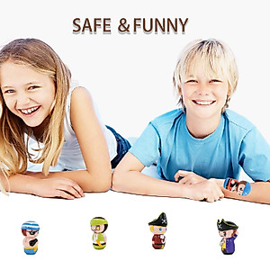 Pirate Finger Puppets for Kids,Finger Puppets for 1 2 3 Year Old Girls Boys Toddlers,Baby Party Favors for Kids Party Favors Stocking Stuffers Goodie Bag Fillers School Class Prizes