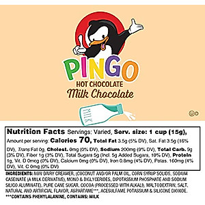 Pingo Hot Cocoa Pods for Keurig K-Cup Brewers Milk Chocolate, 40 Count