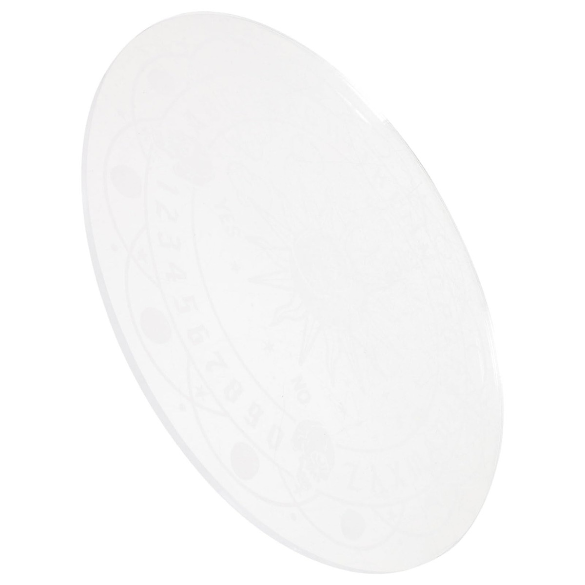 OSALADI 2pcs Pendulum Dashboard Metaphysical Message Board Dowsing Divination Board Portable Divination Board Divination Accessory Crystals for Crafts Pendulum Board Acrylic Skeleton Tool