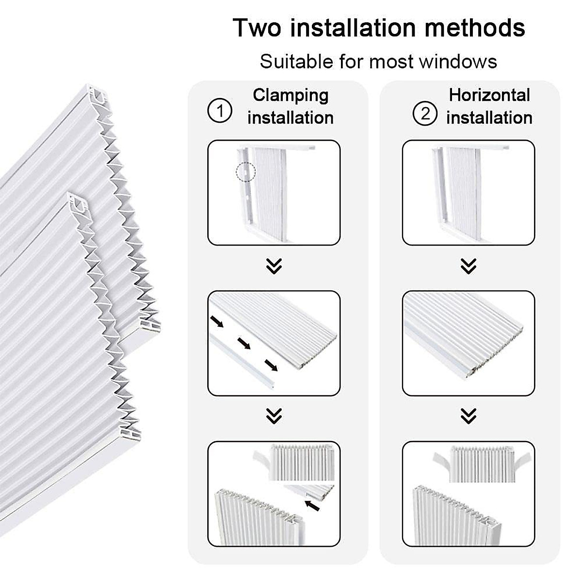 Window Air Conditioner Side Panels with Frame, 2023 New Air Conditioner Accessories Room AC Accordion Filler Curtain Kit Replacement, Adjustable Insulation AC Side Panel Include Frames