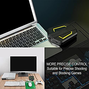 SOLUSTRE Game Controller Adapter Colorful Lighting USB Gaming Mouse Keyboard Adapter