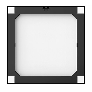 Trends International Gallery Pops Ted Lasso - Be A Goldfish Wall Art Wall Poster, 12" x 12", Black Framed Version