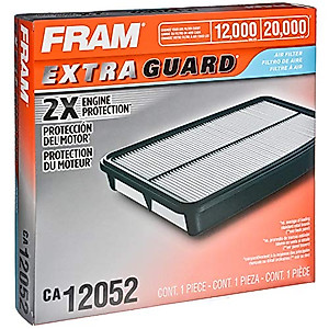 FRAM Extra Guard Engine Air Filter Replacement, Easy Install w/ Advanced Engine Protection and Optimal Performance, CA12052 for Select Honda Vehicles