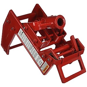 Guardian Fall Protection 2601 Portable Wall Jack, for Use with 1-1/2 X 3-1/2 in Fir Poles Or 1 in Od Steel Pipe, Malleable Iron, Red