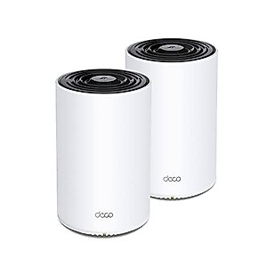 TP-Link Deco Tri Band Mesh WiFi 6 System(Deco X68) - Covers up to 5500 Sq. Ft.Whole Home Coverage, Replaces Wireless Routers and Extenders, 2-Pack