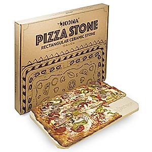 Kona Gourmet 15"x12" Rectangle Cordierite Pizza Stone