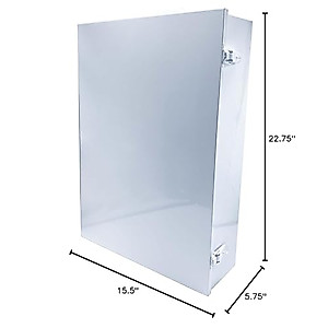 Rapid Care First Aid 62004 4 Shelf First Aid Cabinet Without Product