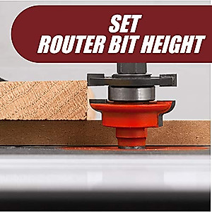 Fulton Rail Guide Coping Sled PRO For Cutting Profiles Into The End Grain Of Your Stock | Ideal for Cutting Precise Clean Joints for Cabinet Door and Drawer Fronts
