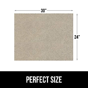 GORILLA GRIP LeakGuard Non-Adhesive Under Sink Mat for Kitchen Cabinet, Waterproof Quick Dry Shelf Liner, Durable Absorbent Felt Mats for Bathroom Sinks, Cabinets, Dresser, Easy to Trim, 24x30 Beige