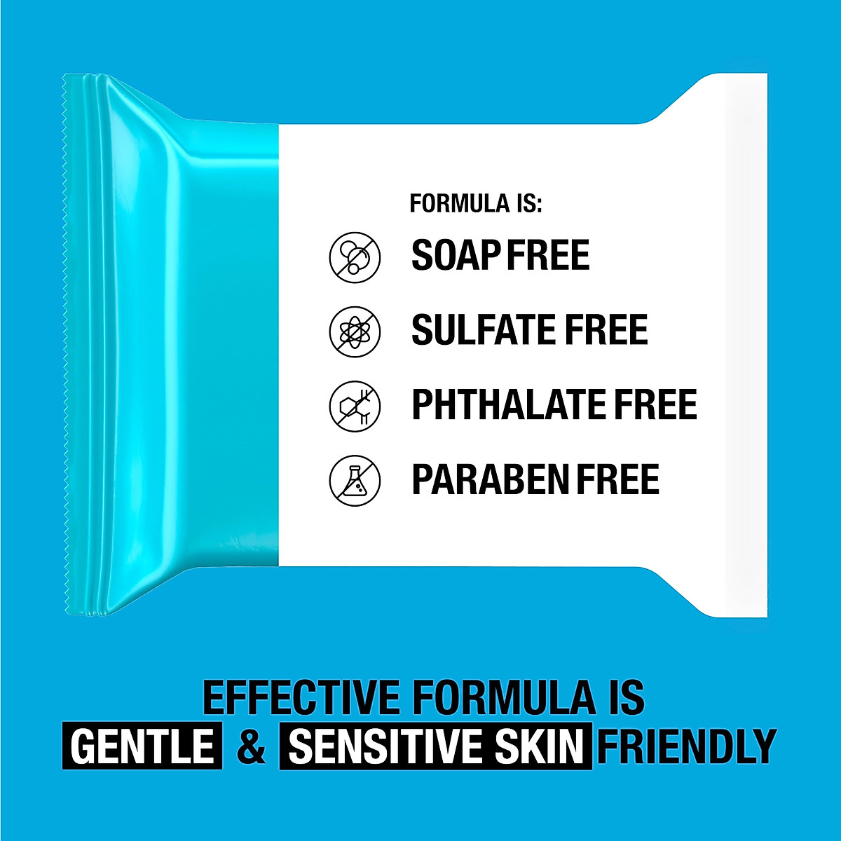 Neutrogena Hydro Boost Face Wipes + Hyaluronic Acid, Hydrating Makeup Remover Wipes Remove Dirt & Waterproof Makeup, Hypoallergenic, 100% Plant-Based Cloth, 25 ct