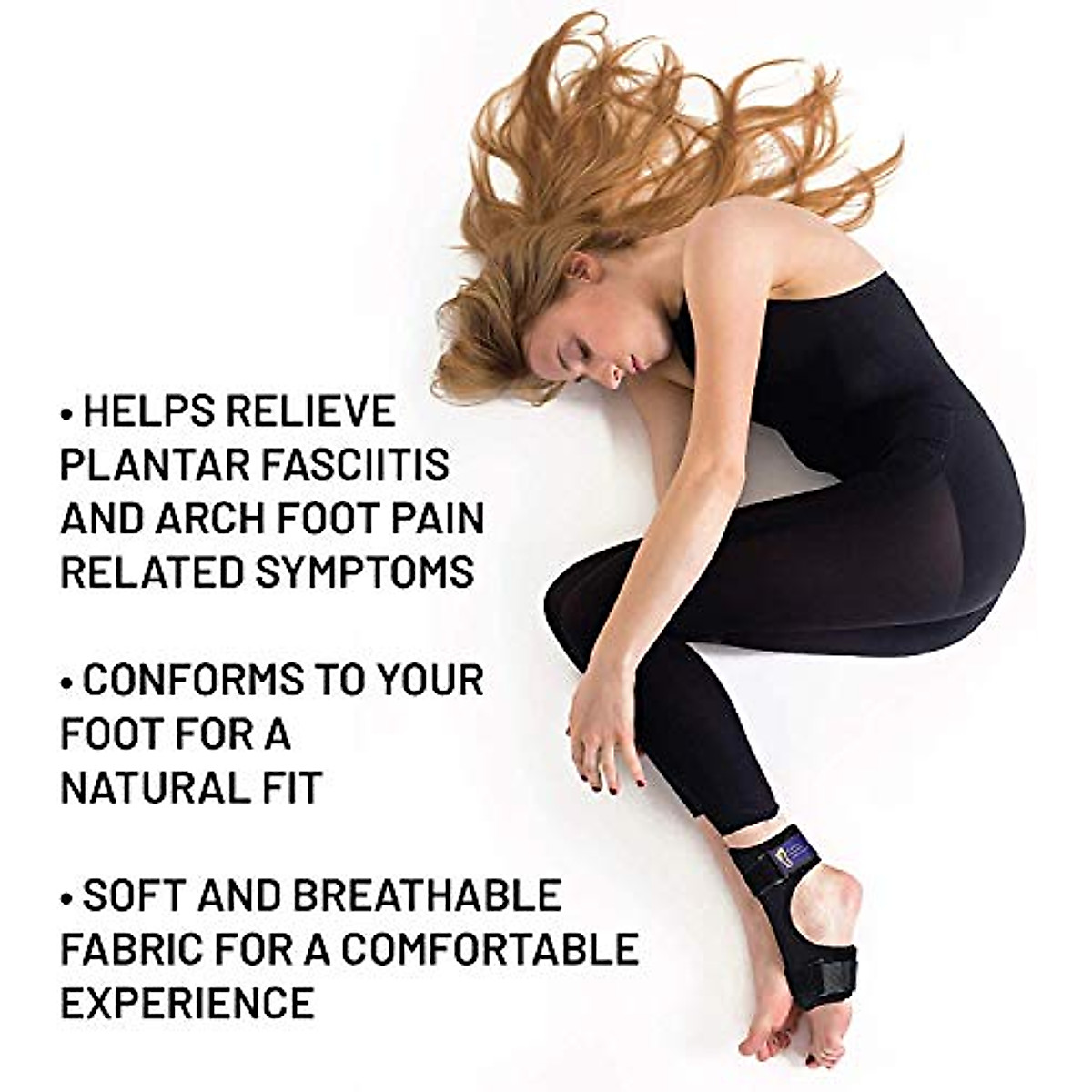 Everyday Medical Plantar Fasciitis Night Splint Brace for Plantar Fasciitis Pain Relief I Dorsal Foot Stretching Support for Achilles Tendonitis, Heel Pain, Plantar Fascia, Drop Foot -Men & Women