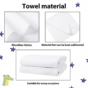 3 Pieces Sublimation Blank Baby Receiving Blanket and Soft Sublimation Blank Towels for Baby Newborn