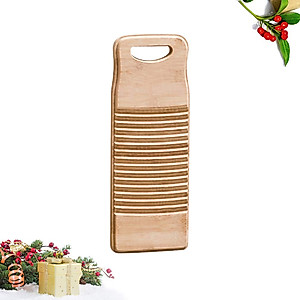 Wood wooden washboard Washboard Practical Clothes Bamboo Washboard Anti-slip Laundry Cleaning Board Manual Clothes Washing Tool for Home - laundry washboard 40cm washing clothes board