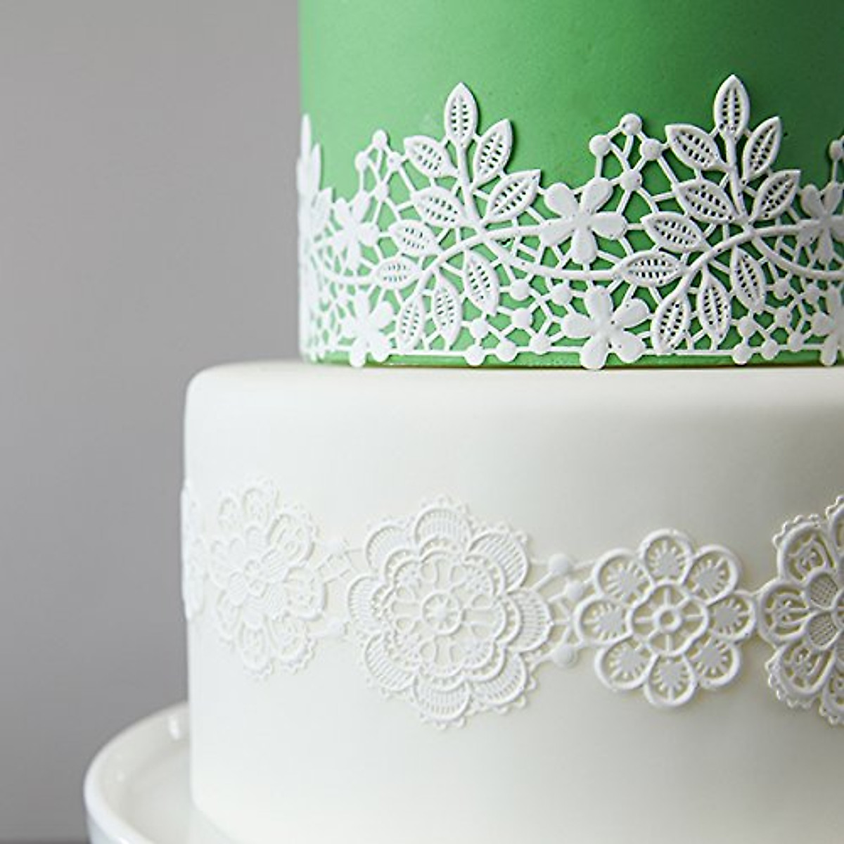 Global Sugar Art Blossoms & Vines Silicone Lace Mat by Chef Alan Tetreault