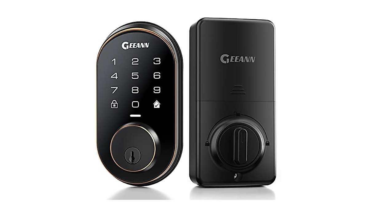 GEEANN Keyless Entry Door Lock with Touchscreen
