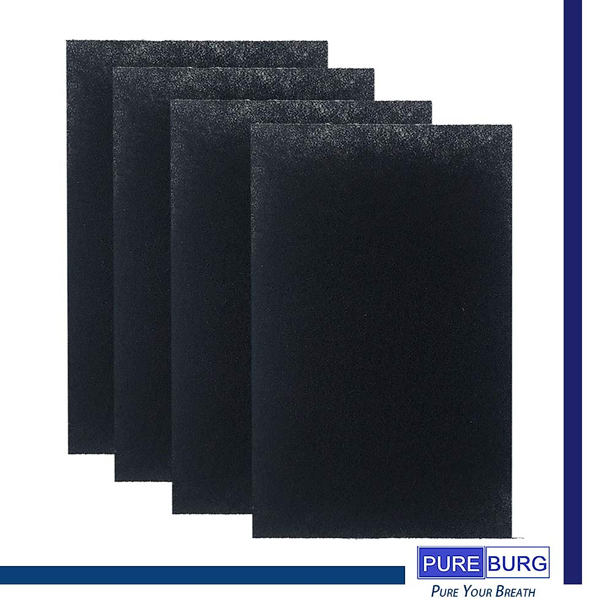 PUREBURG HPA100 True HEPA Replacement Filter Set Compatible with Honeywell HPA090 HPA094 HPA100 HPA104 HPA105 HPA106 Console Series Air Purifiers, Part Number HRF-R1 HRF-AP1 HRF-ARVP100