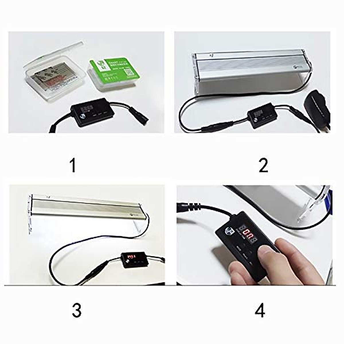 Way2top Fish Tank Aquarium LED Light,Intelligent Timing Dimming System, Modulator Lighting Controller (S2-PRO)