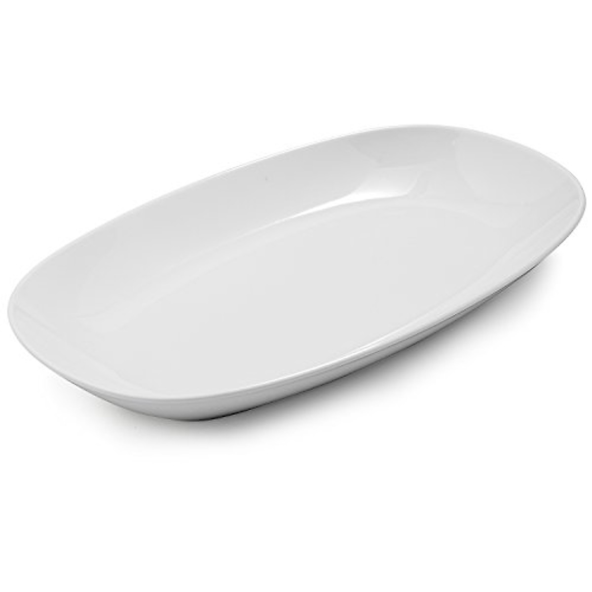 Sur La Table Coupe Porcelain Serve Platter, Medium, White
