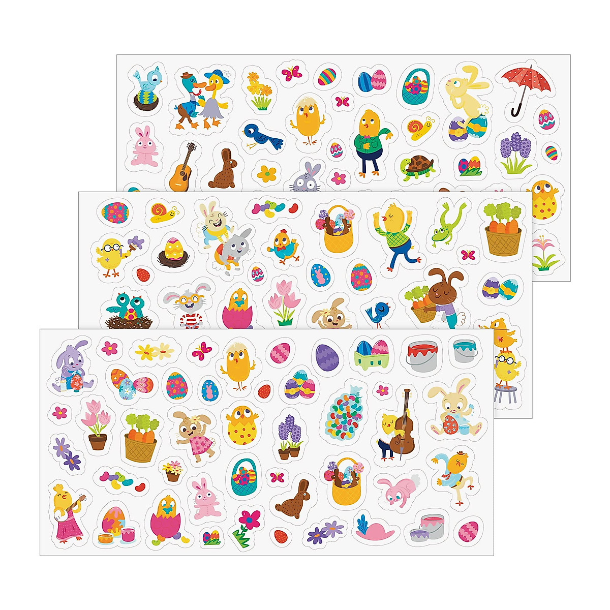 Highlights Easter Craft Kit for Kids Ages 3+ Build an Easter Basket Centerpiece, Chick Tac Toe Game, Easter Activities and More