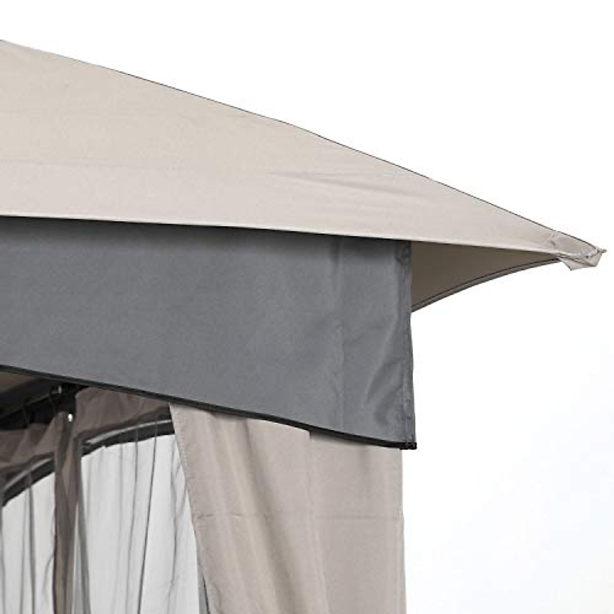 ABCCANOPY 8x8 Outdoor Gazebo - Patio Gazebo with Mosquito Netting, Outdoor Canopies for Shade and Rain for Lawn, Garden, Backyard & Deck (Gray)