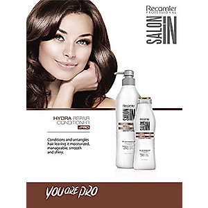 Recamier SalonIn Hydra Repair Conditioner for Extremely Dry and Britten Hair | Acondicionador Para Cabello Reseco y Quebradizo 33.8 Ounces 1000 Mililiters