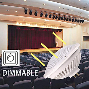 BAOMING PAR 56 LED Bulb Dimmable Replace Standard Halogen PAR56 300 Watt Light AC/120V 28W Warm White (2700~3000K) Base Type: GX16D