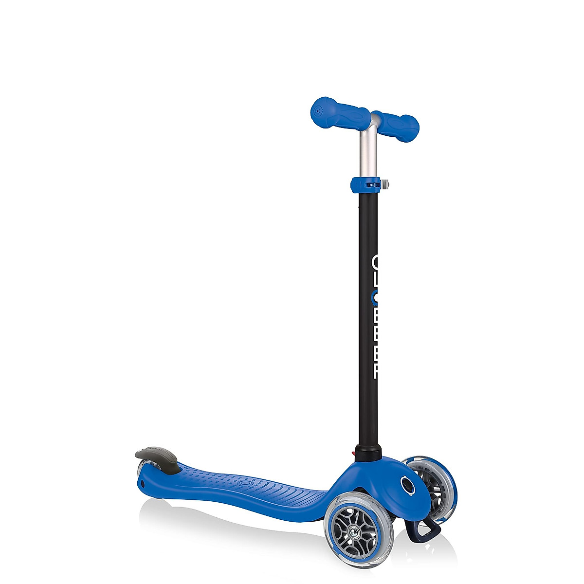 Globber Go Up Sporty 3-In-1 Kick Scooter For Toddlers & Kids, Navy Blue, Adjustable Handlebar & Seat Height