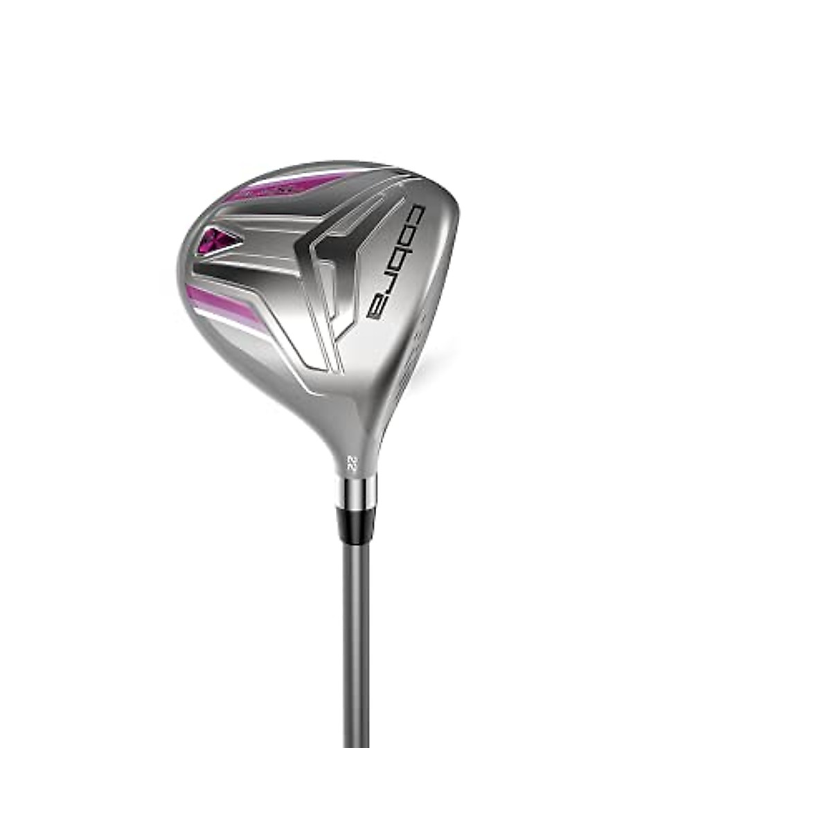 Cobra Golf 2021 Fly XL Complete Set Cart Bag Silver-Plum (Women's Right Hand, Graphite Woods-Graphite Irons, Ladies Flex, DR-12.5, 3W-18.5, 5W-21.5, 7W-24.5, 5H-23.5, 6-PW, SW, Putter, Cart Bag)