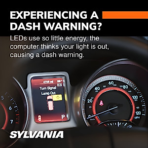 SYLVANIA - Load Equalizer - Interior Lights Load Equalizer for LED Light Bulbs, Corrects Hyper Flash & Bulb Out Warning (Pack of 2) - 5 Watt (at 12.8V)