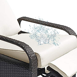 ART TO REAL ONLY Cover, Outdoor Recliner Chair Replacement Cushion Cover, Patio Furniture Chair Sofa Washable Cushion Deep Seat Covers, UV Protected, Fade Protected and Water Spill Repellet