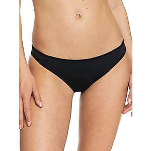 Roxy Women’s Beach Classics Moderate Bikini Bottoms, Anthracite 22, S