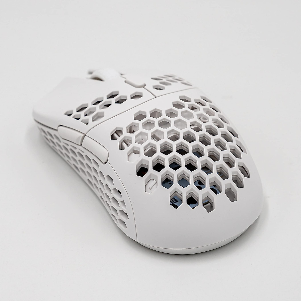 G-Wolves Hati HT-S ACE Wireless Gaming 58 gram Ultra Lightweight Honeycomb Design Mouse(White)