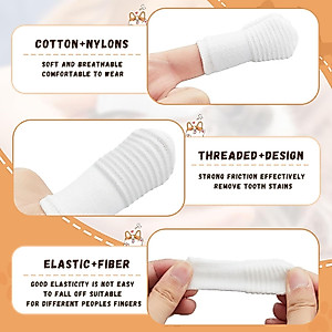 PenVinoo Dog Toothbrush Cat Toothbrush Dog Soft Toothbrush Finger Toothbrush pet Toothbrush Small to Large Dogs & Large Cats