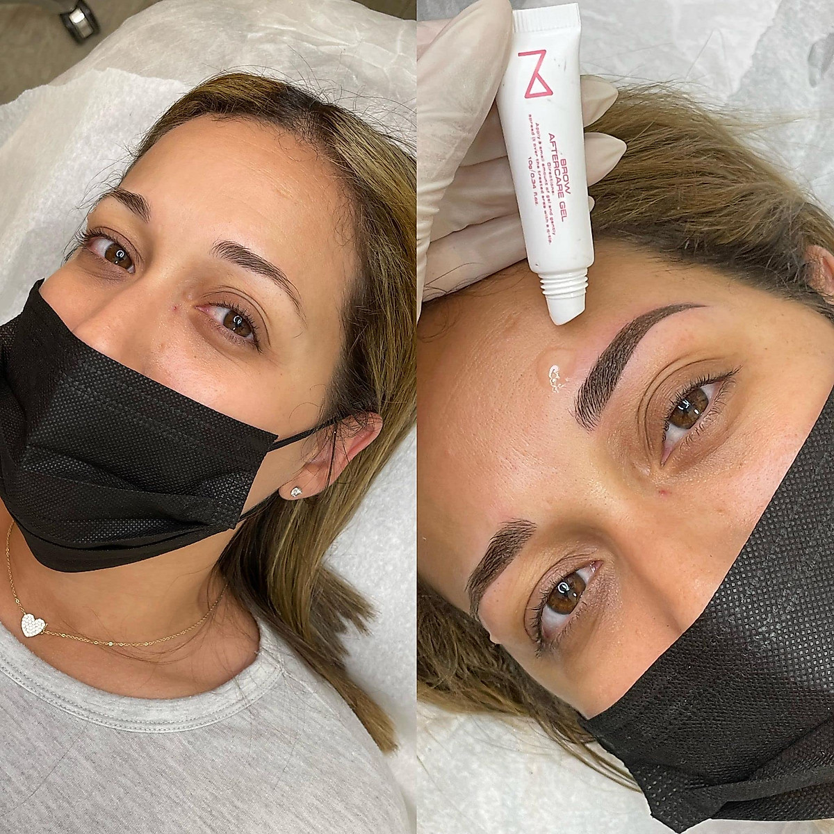 M - PACK OF 25 Brow Eyebrows Aftercare Gel Ointment For Microblading, Powder Brows & Permanent Make Up Procedure - Anti-Inflammatory, Better Pigment Retention 10g/0.34 fl oz