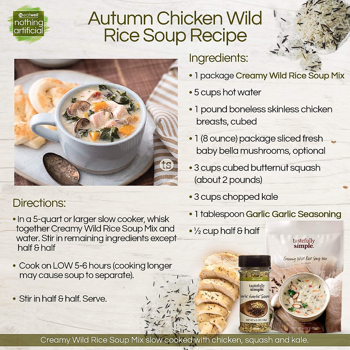 Tastefully Simple Garlic Garlic Seasoning, 4.5 Ounce