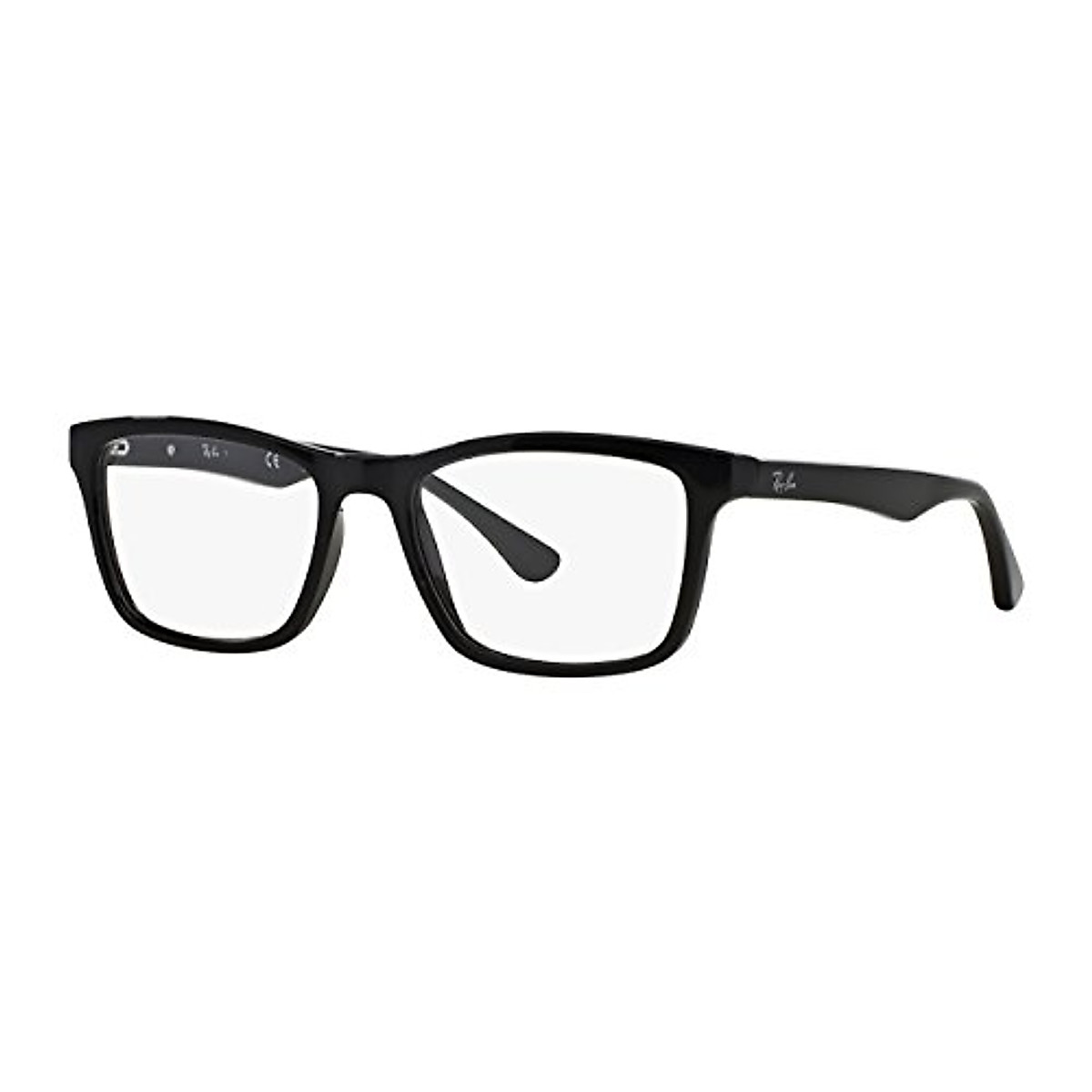 Ray-Ban RX5279 Square Prescription Eyeglass Frames, Black/Demo Lens, 55 mm