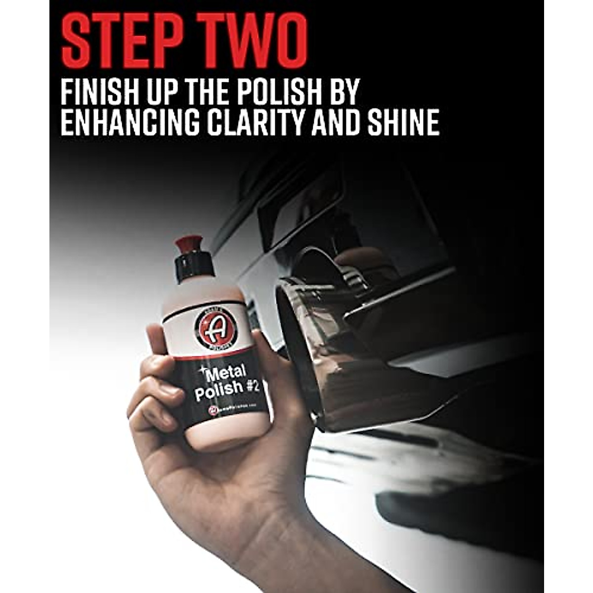 Adam's Metal Polish #2 - Part Two of Our Two Step Metal Polishing System That Adds The Finishing Touch to Metal, Steel & Chrome Surfaces