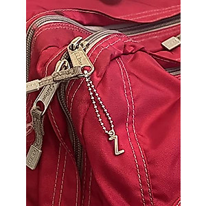 Crescent City Collection Cup Jewelry for Tumbler Handle with Custom Pouch, Letter Initial Charm with Removable Ball Bead Chain, Stanley Tumbler Accessories, G