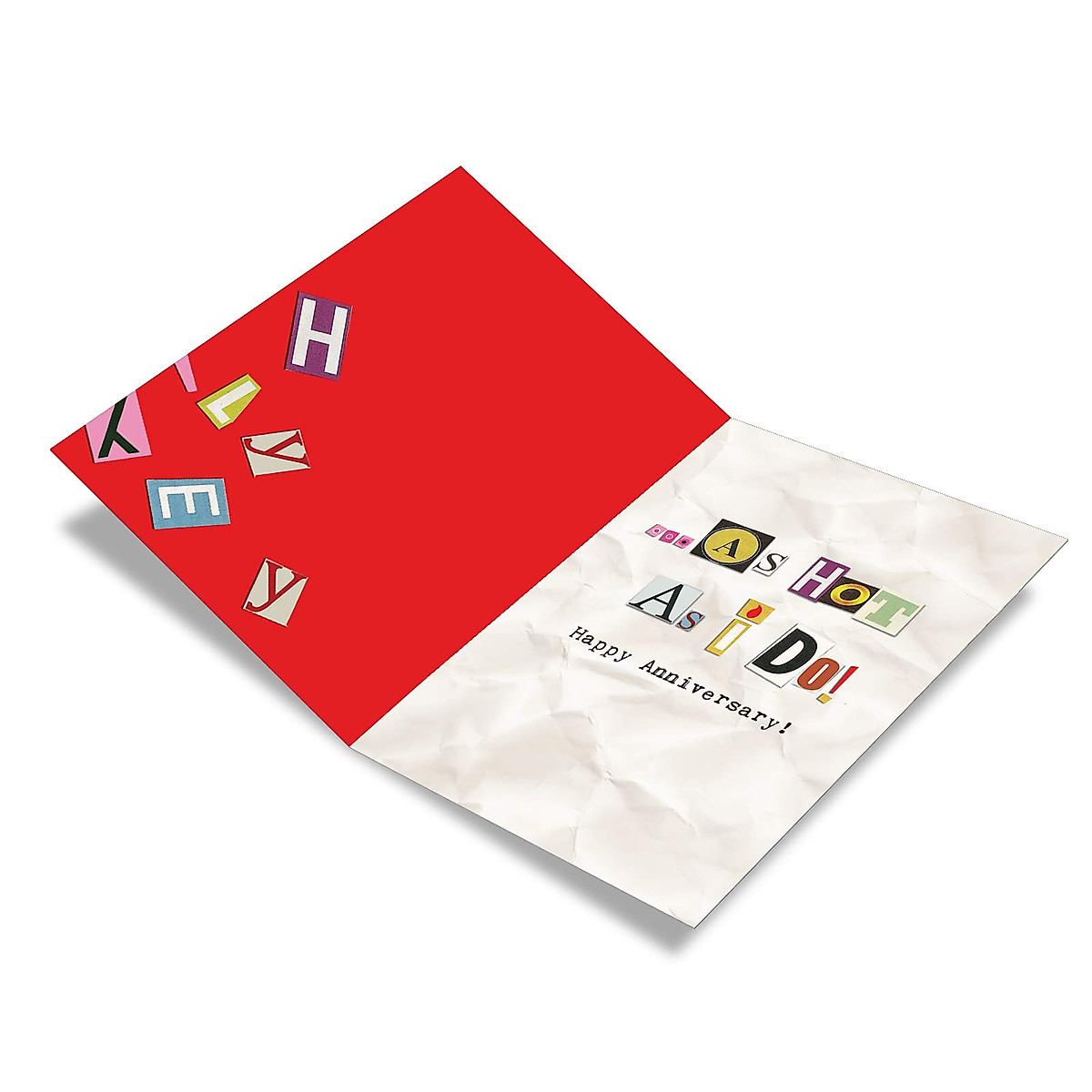 NobleWorks - Happy Anniversary Greeting Card - Funny Romantic Wedding Anniversary Card for Husband or Wife | Humor Couple's Anniversary Wedding Card - Never Find Your Body C5456ANG