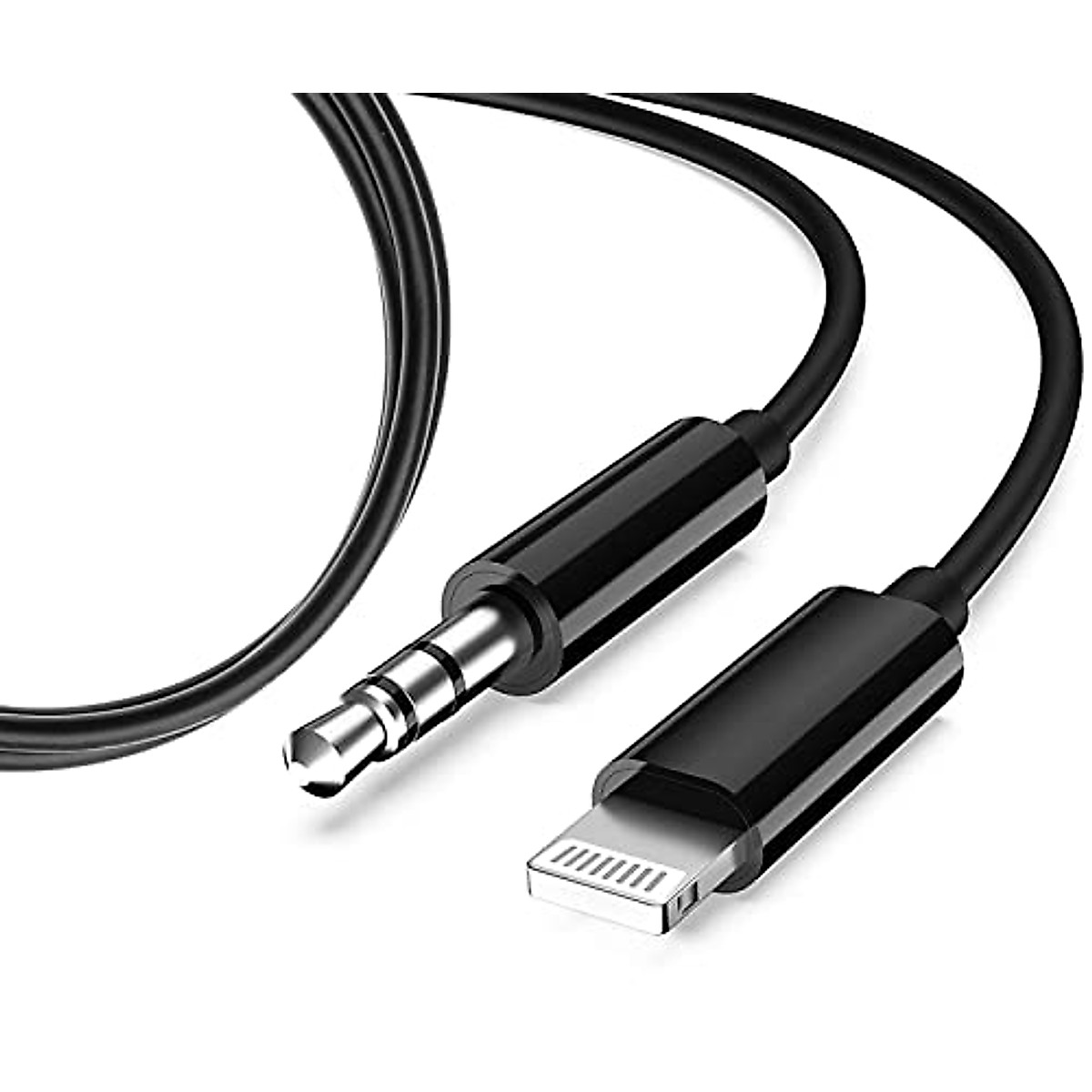 [Apple MFi Certified] iPhone Aux Cord for Car, Lightning to 3.5mm Audio Stereo Cable Compatible with iPhone 14 13 12 11 XS XR X 8 7 6 for Speaker/Car Stereo/Headphone, Support All iOS Version