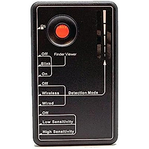 KJB RD-30 LawMate Pocket RF Detector, 3 Modes of Detections, Quickly Finds Hidden Cameras Using The Hidden Camrea Lens Finder, Can Detected Wired Cameras, Low and High Sensitivity