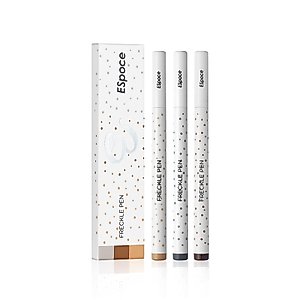 Marine Forest Freckle Pen 3 Colors Waterproof Long Lasting Quick Dry Small Spot Natural Like Face Freckle Makeup Pen, Dark Brown, Light Brown and Grey, Upgrade Design