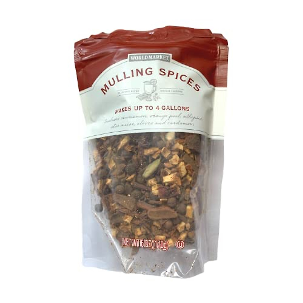 World Market Mulling Spices 6 oz and 2 Mulling Spice Bags, Mulling Spices for Apple Cider and Wine, 3