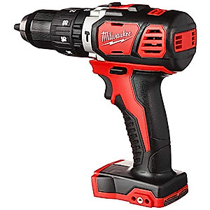 Milwaukee 2607-20 1/2'' 1,800 RPM 18V Lithium Ion Cordless Compact Hammer Drill / Driver with Textured Grip, All Metal Gear Case, and LED Lighting (Bare Tool) (Renewed)