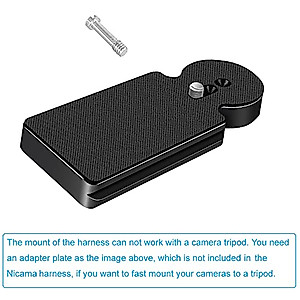 Nicama Multi Camera Carrying Chest Harness Vest System with Side Holster and Secure Straps for Canon Nikon Sony Panasonic Olympus DSLR Cameras