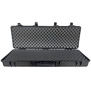 A&N TRIMEX Airsoft Rifle Case - Fits Rifles up to 42 Inches - Sturdy, Crushproof, Padlockable - High-Quality Polymer