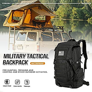 Lovelinks21 Military MOLLE Backpack Outdoor Hiking backpack tactical Gear Tactical Backpack Assault Pack fot Camping Training
